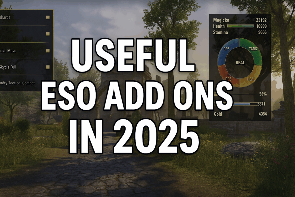 Useful ESO Add Ons in 2025 - DotD Eso Wiki